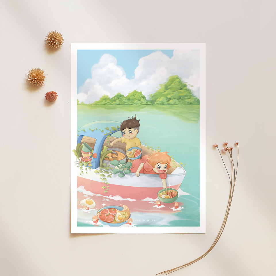 Ramen Boat Print – PepperCut